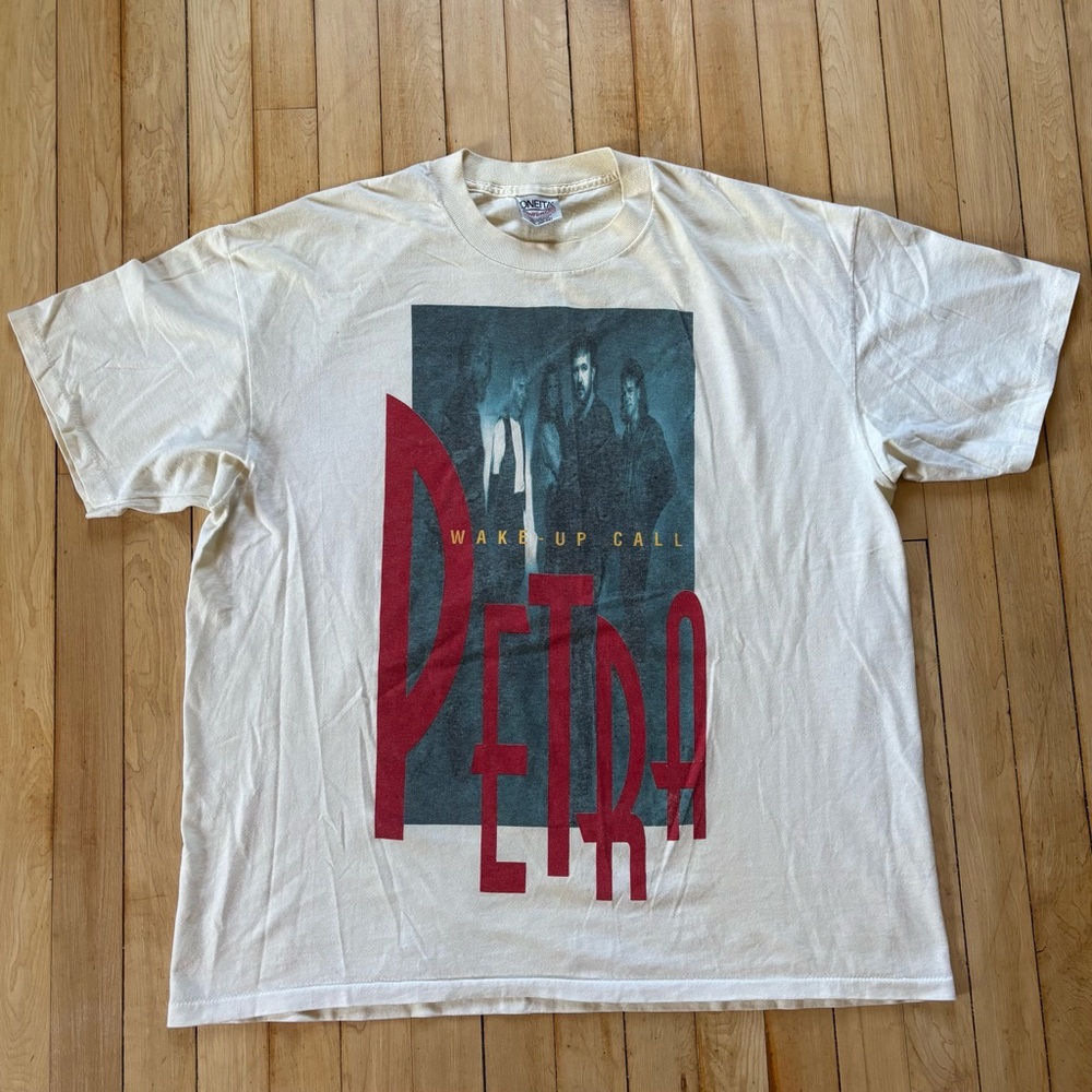 Vtg Petra 1993 Wake-Up Call World Tour T-Shirt Size X… - Gem